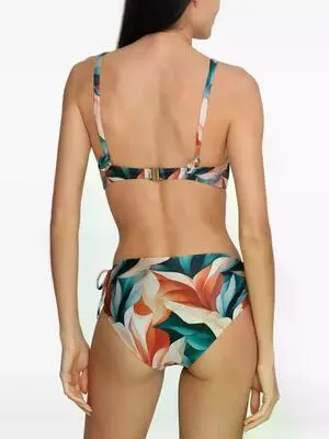 LYGIA & NANNY Marcela Printed Tie Bikini - Green