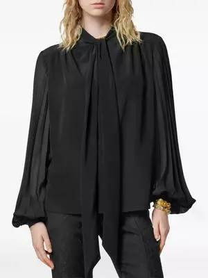 Versace Pleated Blouse