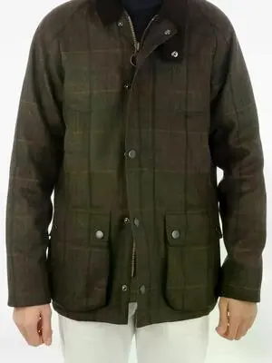 Barbour Checked Corduroy Collar Jacket