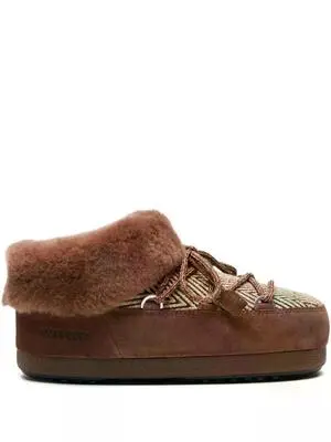 Moon Boot X Guest In Residence Evx Chalet Cocoa Fur Mules - Brown