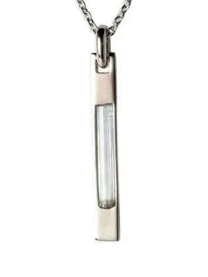 PARTS OF FOUR Sterling Talisman Aquamarine Necklace - Silver