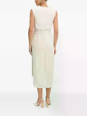 MARCIANO V-neck Midi Wrap Dress