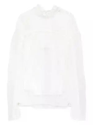 TWINSET Lace Ruffled Knitwear