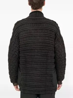 DEVOA Textured Cardigan