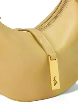 Polo Ralph Lauren Polo Id Leather Shoulder Bag - Neutrals