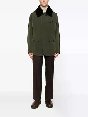 Brioni Field Jacket With Fur Collar
