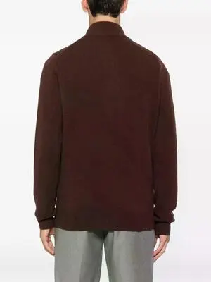 MC2 SAINT BARTH Jeremyn Zip-up High-neck Sweater - Brown