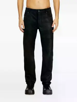 DIESEL® Five-pocket Leather Trousers