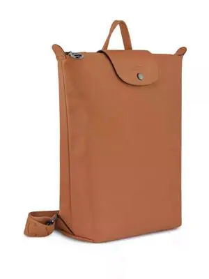 Longchamp Le Pliage Xtra M Flap-detail Backpack - Orange