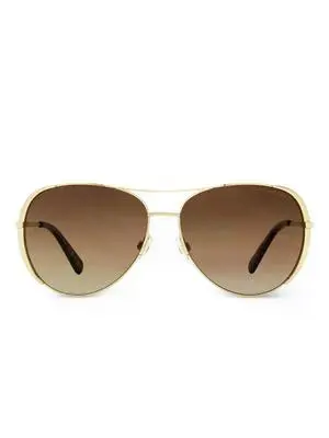 Marc Jacobs Arching Browline Sunglasses - Gold