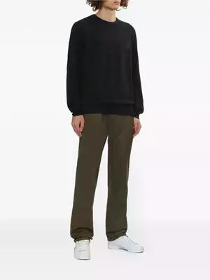 Fred Perry Logo Crew-neck Sweater - Blue