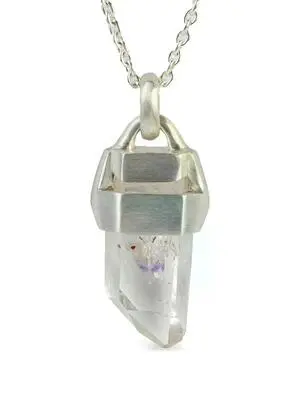 PARTS OF FOUR Talisman Amethyst Pendant Necklace - Silver