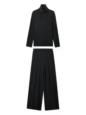 B+AB Ribbed High-neck Trousers