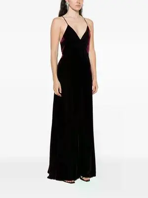 FORTE_FORTE V-neck Maxi Dress
