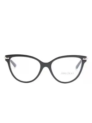 JIMMY CHOO Cat-eye Frame Glasses - Black