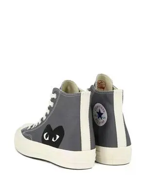 CONVERSE X COMME DES GARONS PLAY Chuck Taylor '70 Heart-print Sneakers - Grey