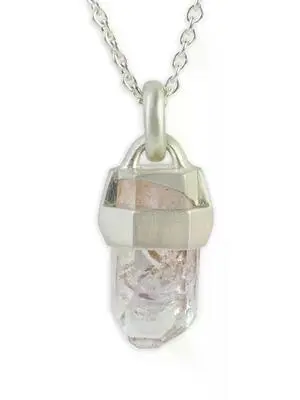 PARTS OF FOUR Talisman Amethyst Pendant Necklace - Silver