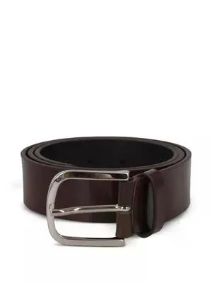 ORTIGNI Leather Belt - Brown