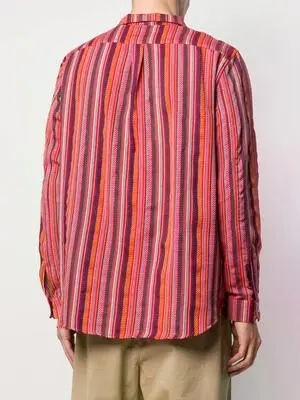 PAURA Embroidered Stripe Shirt