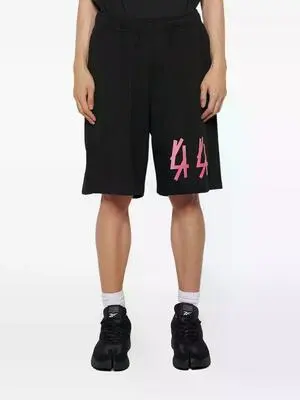 44 LABEL GROUP Printed Shorts - Black