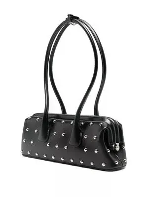 OSOI Mini Boat Wide Studded Bag - Black
