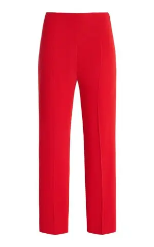 Tove Drew Cropped Trousers - Red