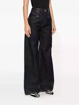 Isabel Marant Étoile Wide-leg High-rise Jeans - Blue