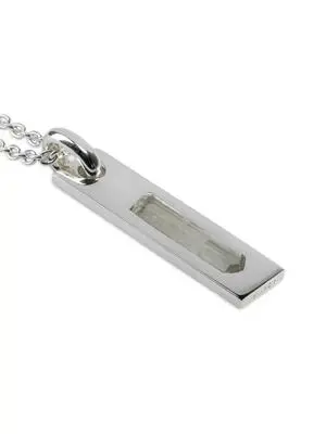 PARTS OF FOUR Sterling Zultanite Rectangular Pendant Necklace