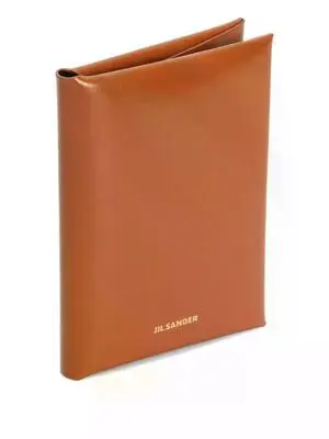 JIL SANDER Embossed Logo Folded Passport Holder