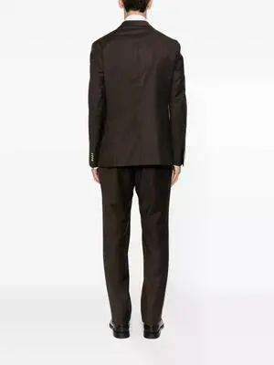 LUIGI BIANCHI MANTOVA Double-breasted Suit - Brown
