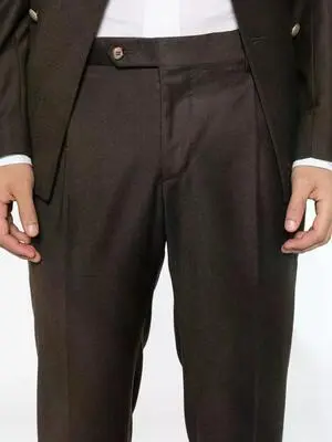 LUIGI BIANCHI MANTOVA Double-breasted Suit - Brown