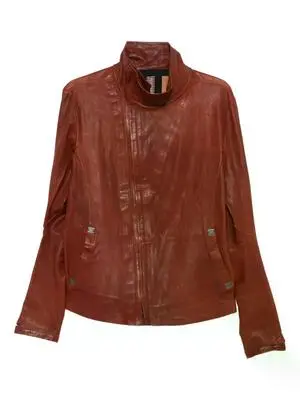ISAAC SELLAM EXPERIENCE Zip-fastening Leather Jacket