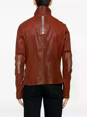 ISAAC SELLAM EXPERIENCE Zip-fastening Leather Jacket