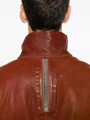 ISAAC SELLAM EXPERIENCE Zip-fastening Leather Jacket