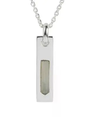 PARTS OF FOUR Sterling Zultanite Rectangular Pendant Necklace - Silver