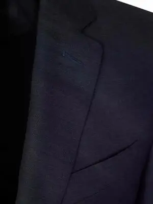 Canali Notched-lapel Single-breasted Suit - Blue
