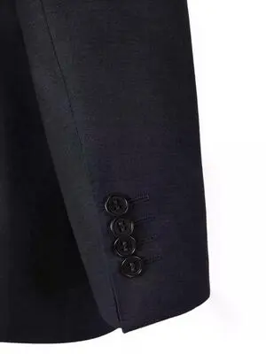 Canali Notched-lapel Single-breasted Suit - Blue