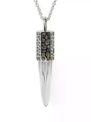 PARTS OF FOUR Sterling Talisman Zultanite Necklace - Silver