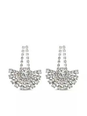 JENNIFER BEHR Crystal Velma Earrings - Silver