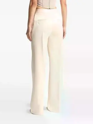 Manière De Voir Champagne Satin Tailored Trousers
