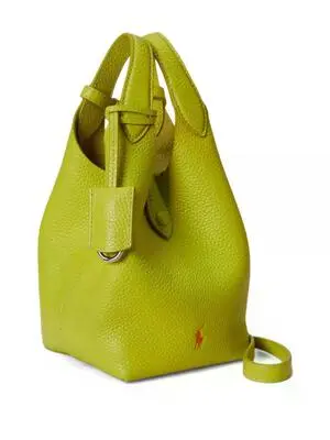 Polo Ralph Lauren Pebbled Leather Tote Bag