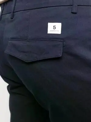 DEPARTMENT 5 Logo Patch Chino Trousers - Blue