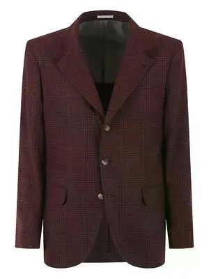 Brunello Cucinelli Check-pattern Blazer