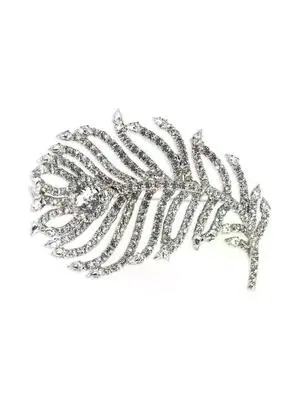 JENNIFER BEHR Crystal Pluma Brooch