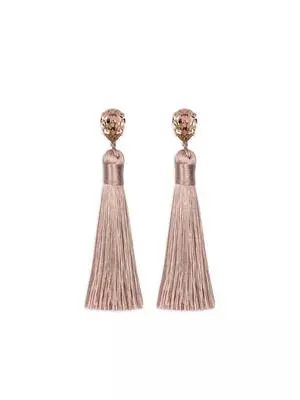 JENNIFER BEHR Francine Tassel Earrings Pink