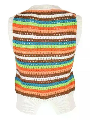 DEPARTMENT 5 Sleeveless Striped Knit Top
