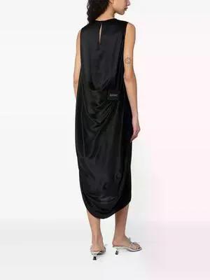 Loewe Draped Satin Dress