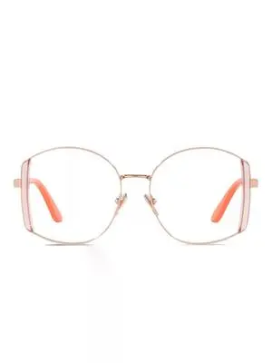 VOGUE EYEWEAR Geometric-frame Glasses - Pink