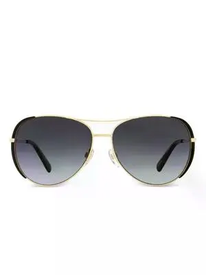 Marc Jacobs Arching Browline Sunglasses - Gold