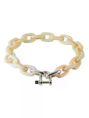 PARTS OF FOUR Sterling Silver Chain-link Necklace - Neutrals
